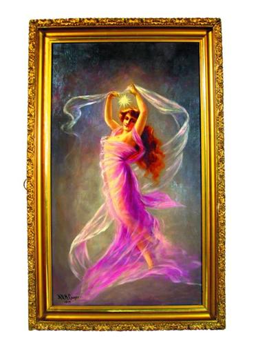 A.D.M. Cooper Oil Painting, 1895