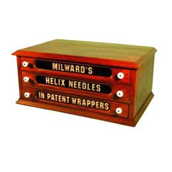 Milwards Needle 3 Drawer Needle Cabinet