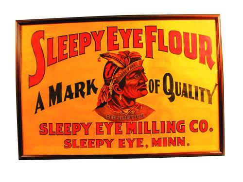 Old Sleepy Eye Flour Sign