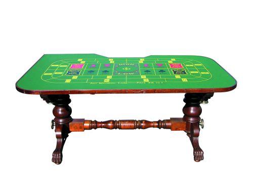 Gambling Faro Table