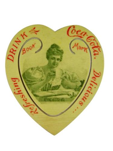 Coca Cola Celluloid Bookmark