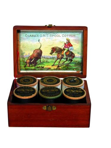 Clarks ONT Spool Cotton Wood Box