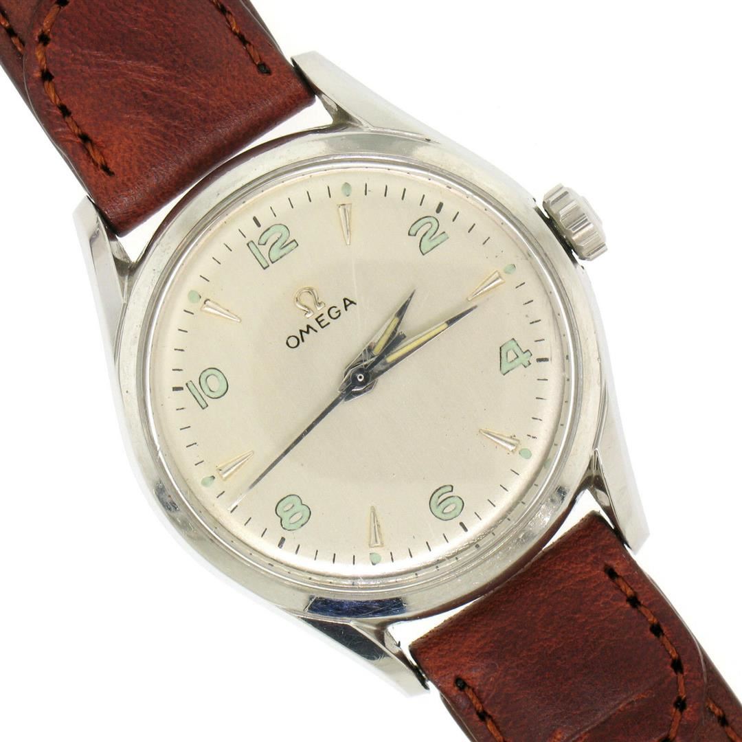 Vintage 60's Men's Omega 32.5mm Stainless Steel 17 Jewel Mechanical ...