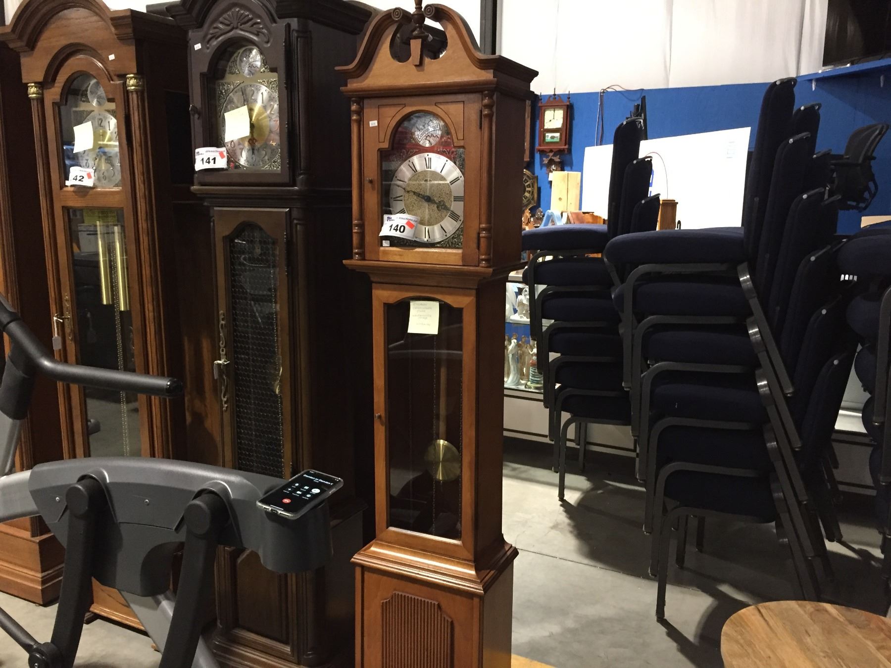 Ridgeway Grandmother Clock Westminster Chime Able Auctions