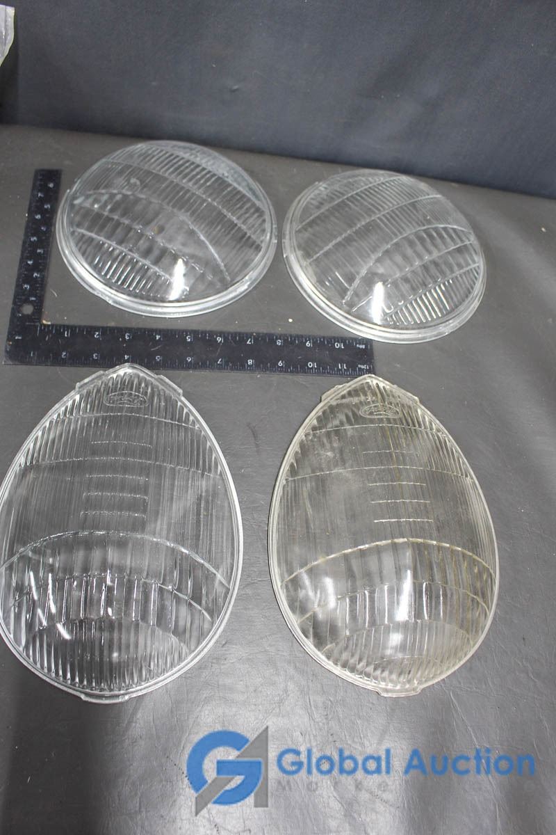Vintage Ford Head Light Covers and Reflectors