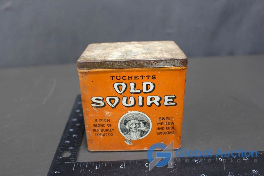 Vintage Old Squire Tobacco Tin