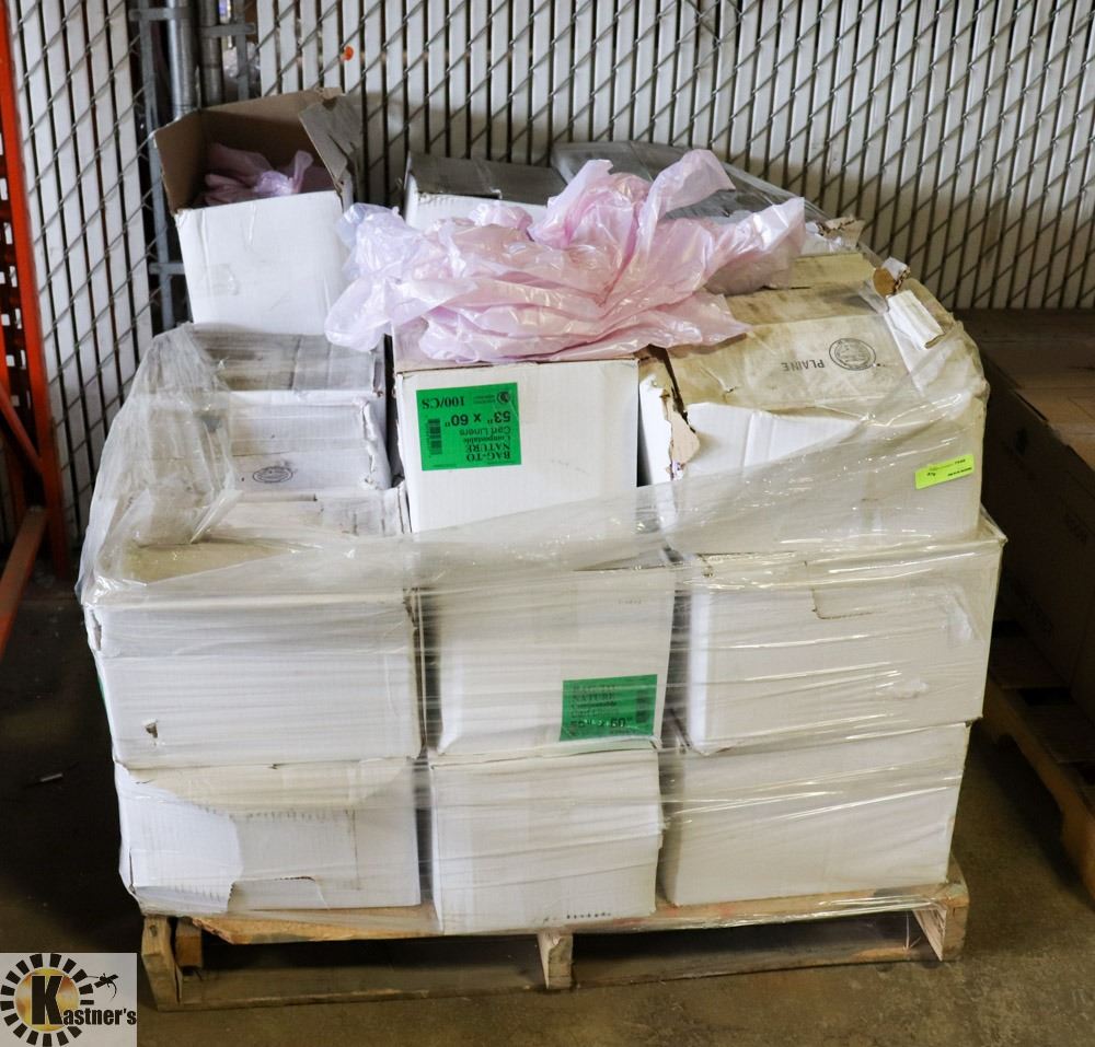 PALLET OF 53" X 60" CART LINERS