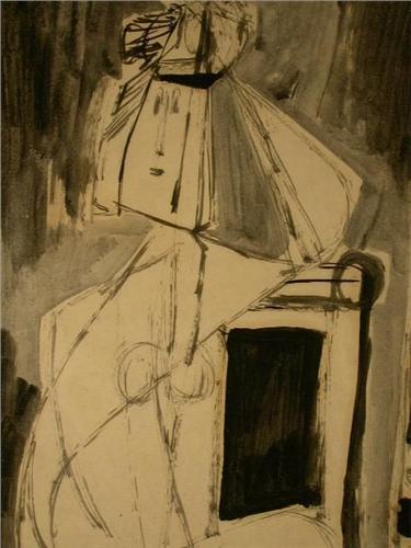 JANKEL ADLER Painting Polish German Art