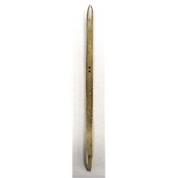 Antique Inuit Carved Bone Needle