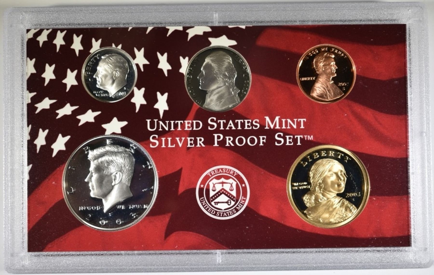 2003, 2004, 2005 U.S. MINT SILVER PROOF SETS