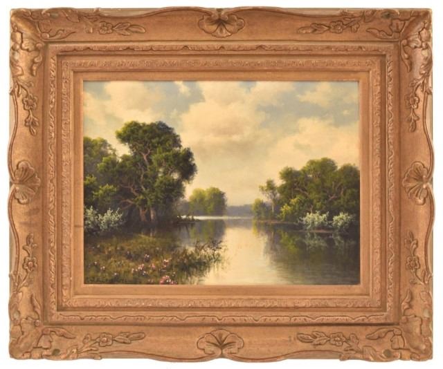 A.D. Greer Original Landscape Oil Painting