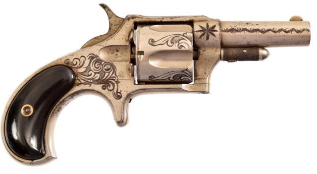 Engraved Remington Birds Head Grip Revolver
