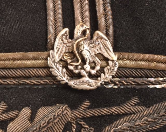 Mexican Military Cap with Mexican Eagle Pinc