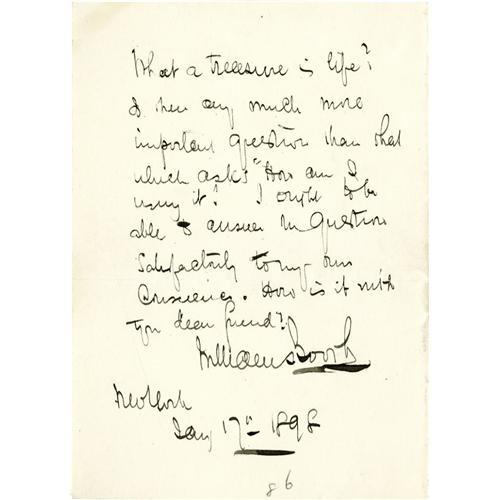 William Booth: Great Autograph Manuscript William Booth: Great ...