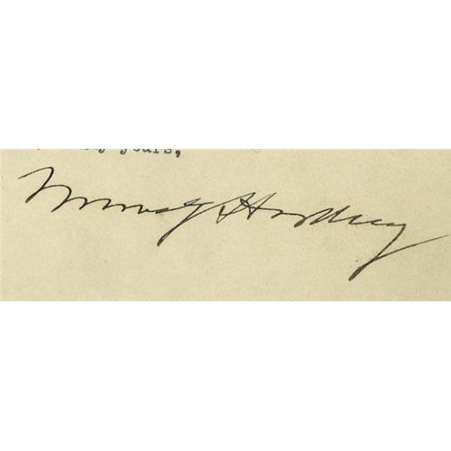 Warren G Harding Signature. Important letter Warren G Harding Signature ...