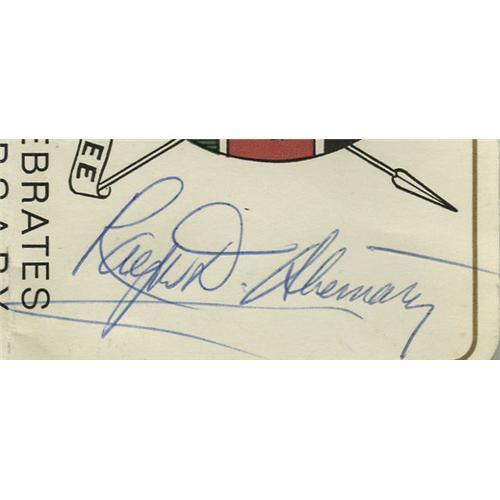 Martin Luther King & Ralph Abernathy Signatures Martin Luther King and ...