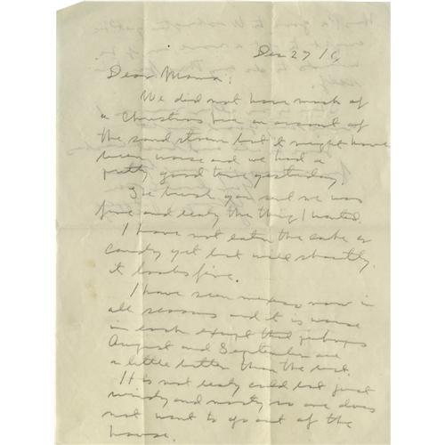 George S. Patton Autographed Letter Signed 1916 Fine George S. Patton ...