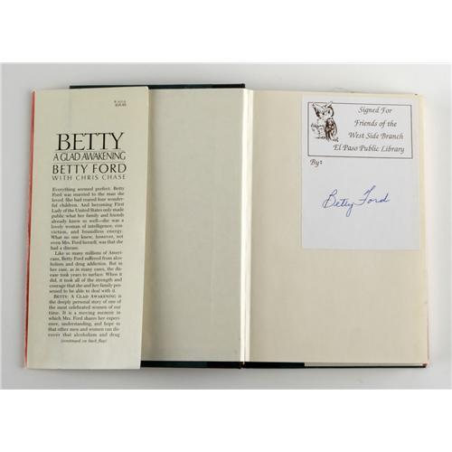 Elizabeth Taylor & Betty Ford Signed AA Big Book Elizabeth Taylor and ...