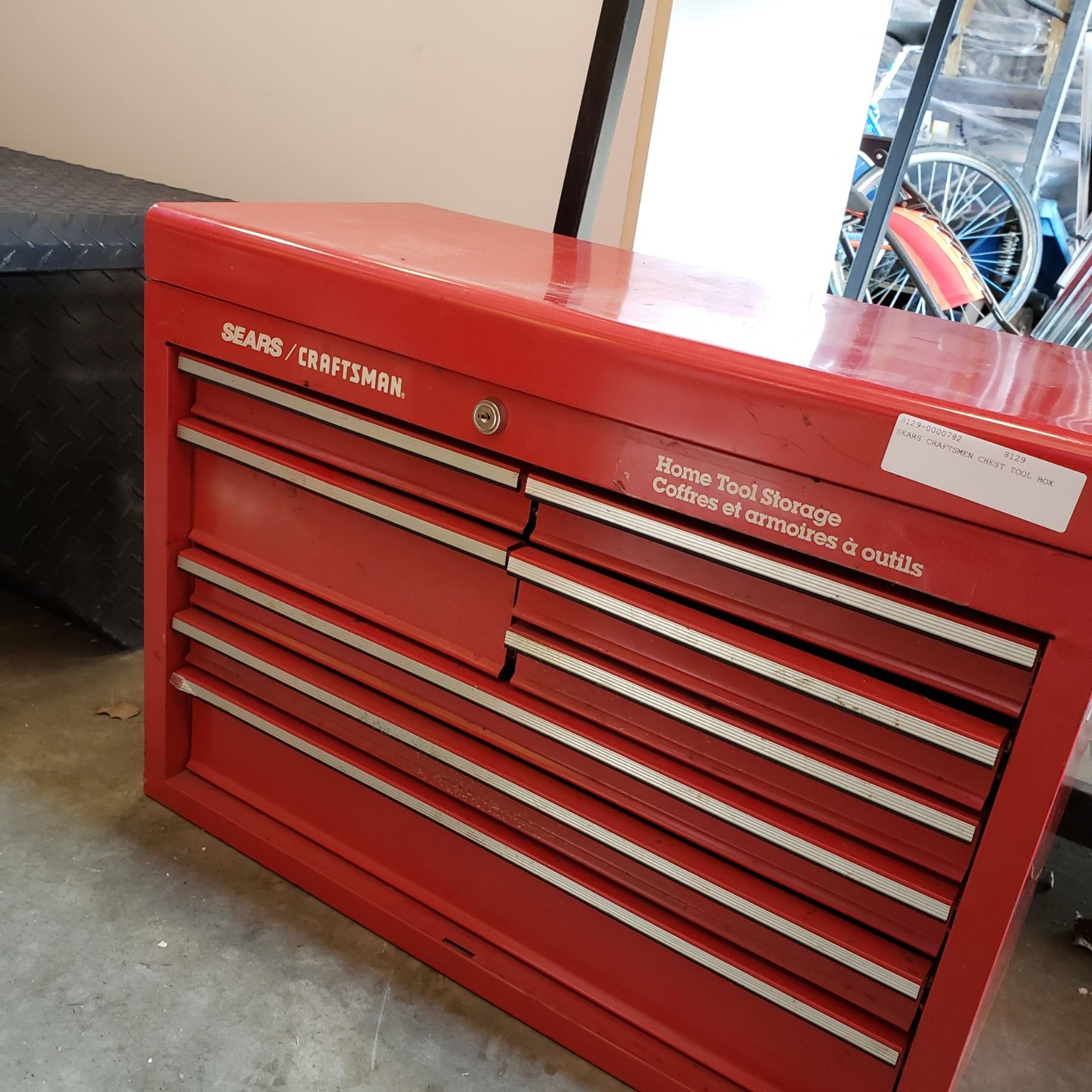 SEARS CRAFTSMEN CHEST TOOL BOX Big Valley Auction SEARS CRAFTSMEN CHEST TOOL BOX Big Valley Auction