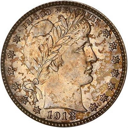 1913-S Barber Quarter Dollar PCGS MS64