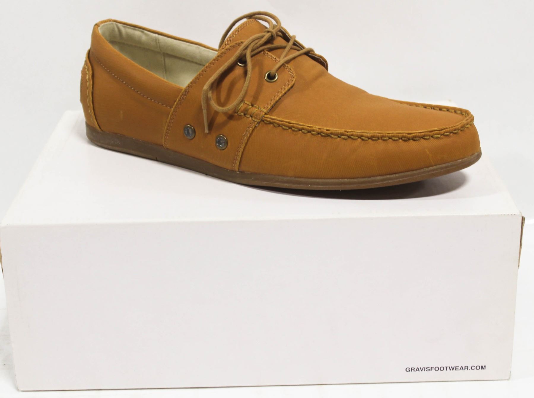 GRAVIS RIEDER LACE SUDAN BROWN MENS SHOE