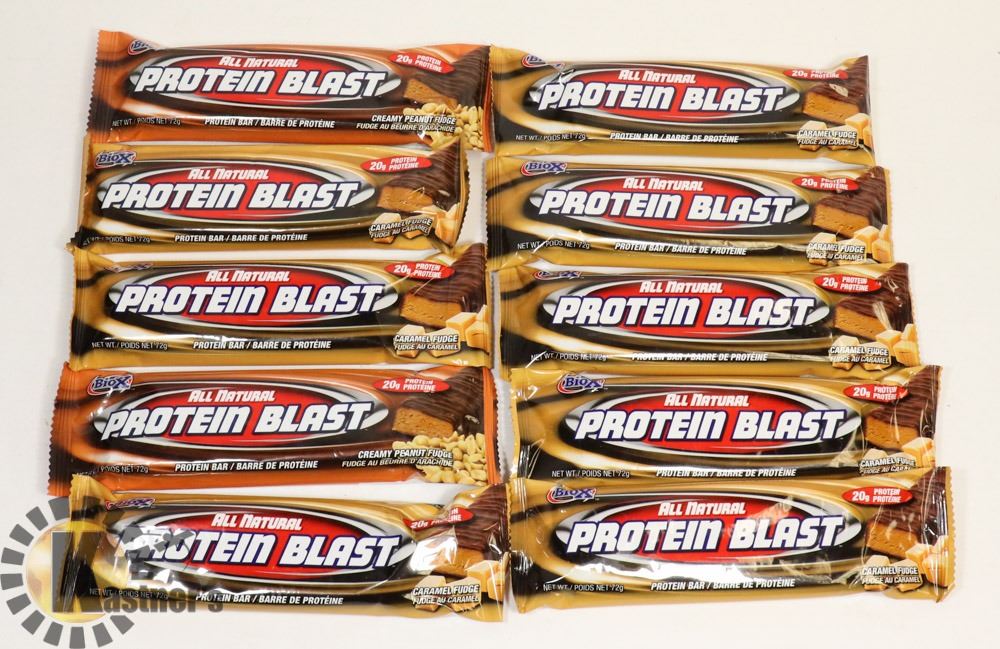10 ALL NATURAL PROTEIN BLAST BARS BEST EXPIRED