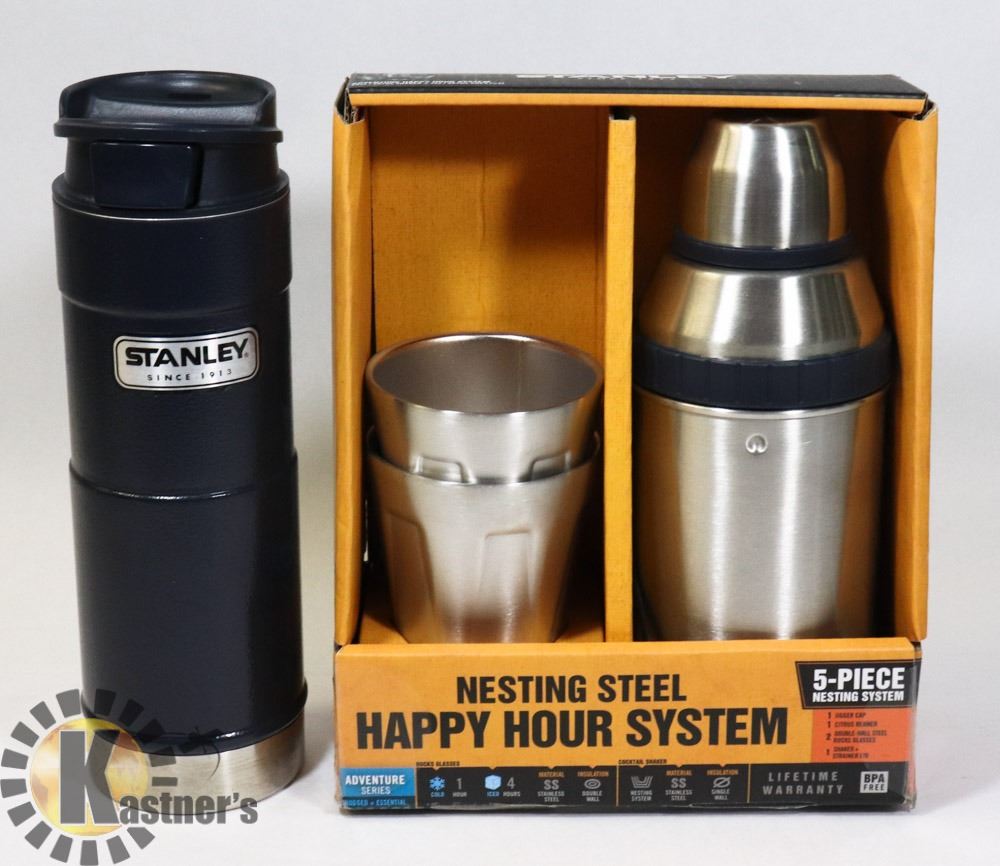 NEW STANLEY ADVENTURE COCKTAIL SET AND THERMOS