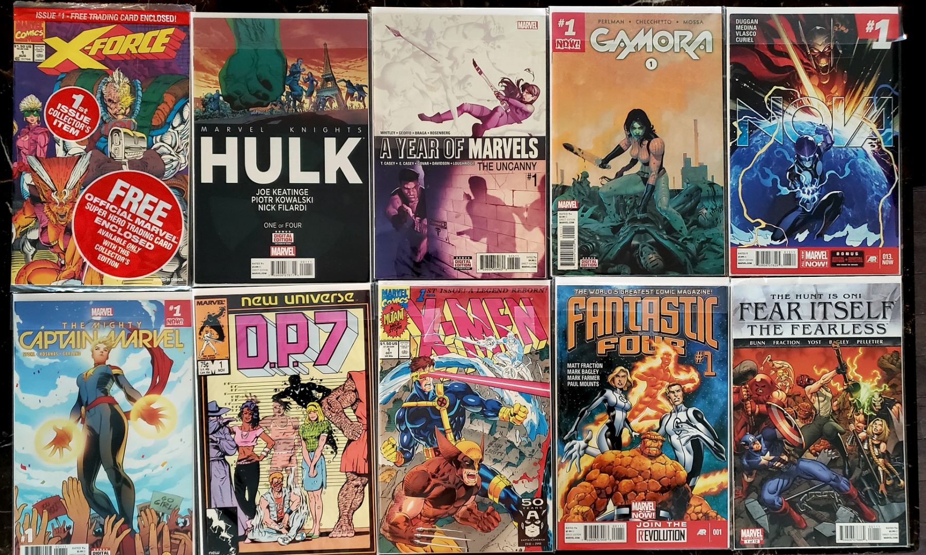 Lot of 10 Marvel Comics 1st Issue