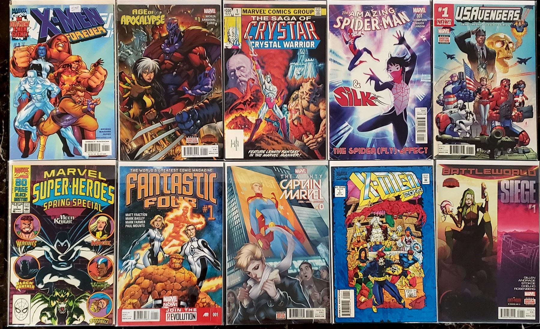 Lot of 10 Marvel Comics 1st Issue