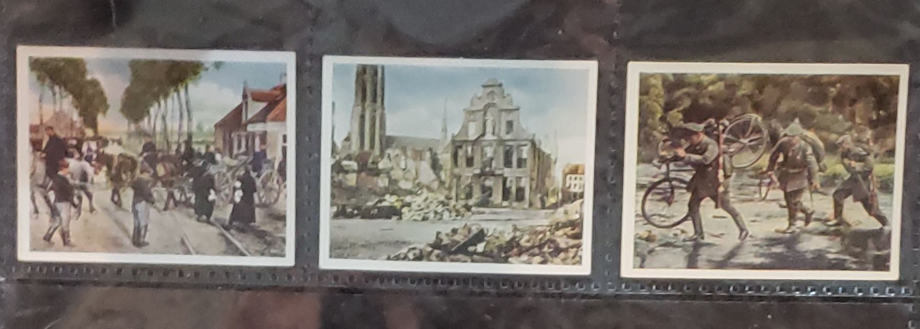 Lot of 7 German WW1 Cigarette Cards 1914-1918