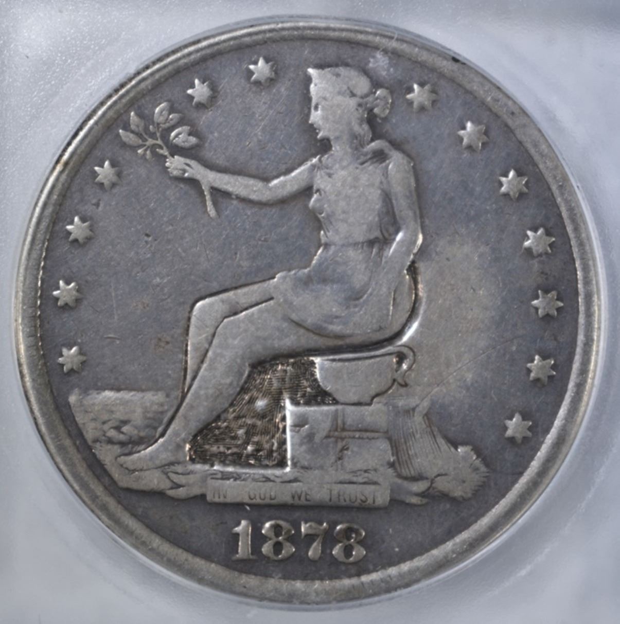 1878-S TRADE DOLLAR "POTTY COIN" ICG VG-8