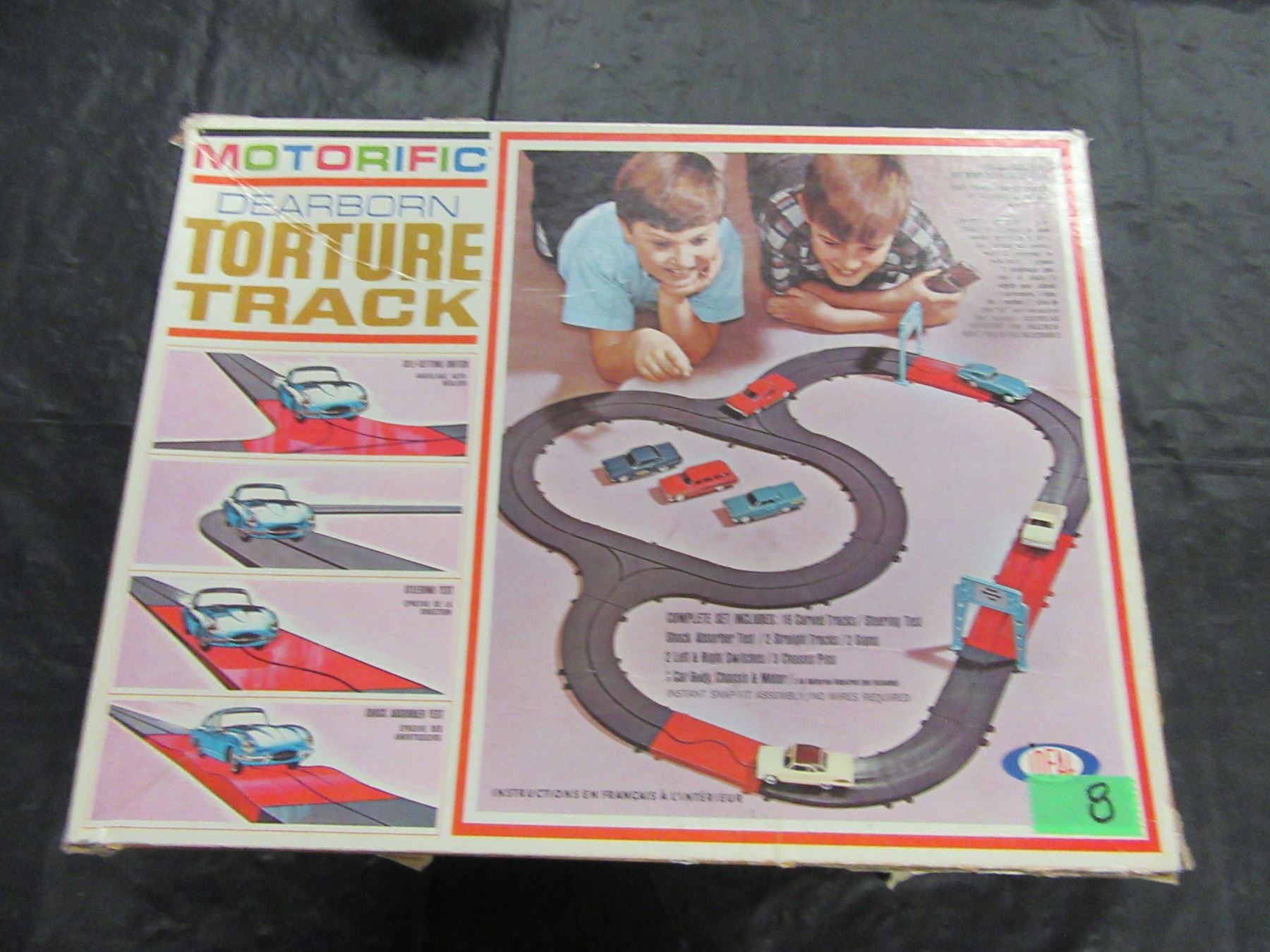ESTATE (VINTAGE) - IDEAL MOTORIFIC DEARBORN TORTURE TRACK SET IN ...
