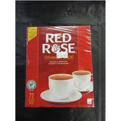 RED ROSE ORANGE PEKOE TEA (72 BAGS) - PER BOX