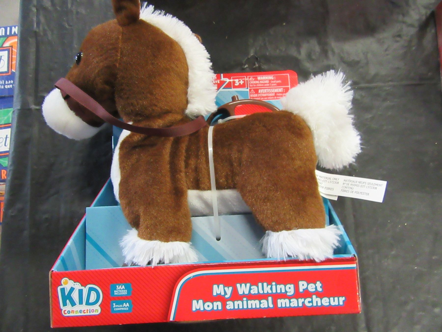 NEW - KID CONNECTION MY WALKING PET (BROWN HORSE)