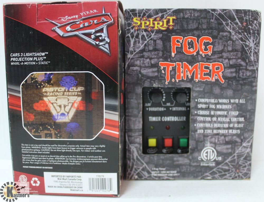 NEW ITEMS SPIRIT FOG TIMER & DISNEY PIXAR