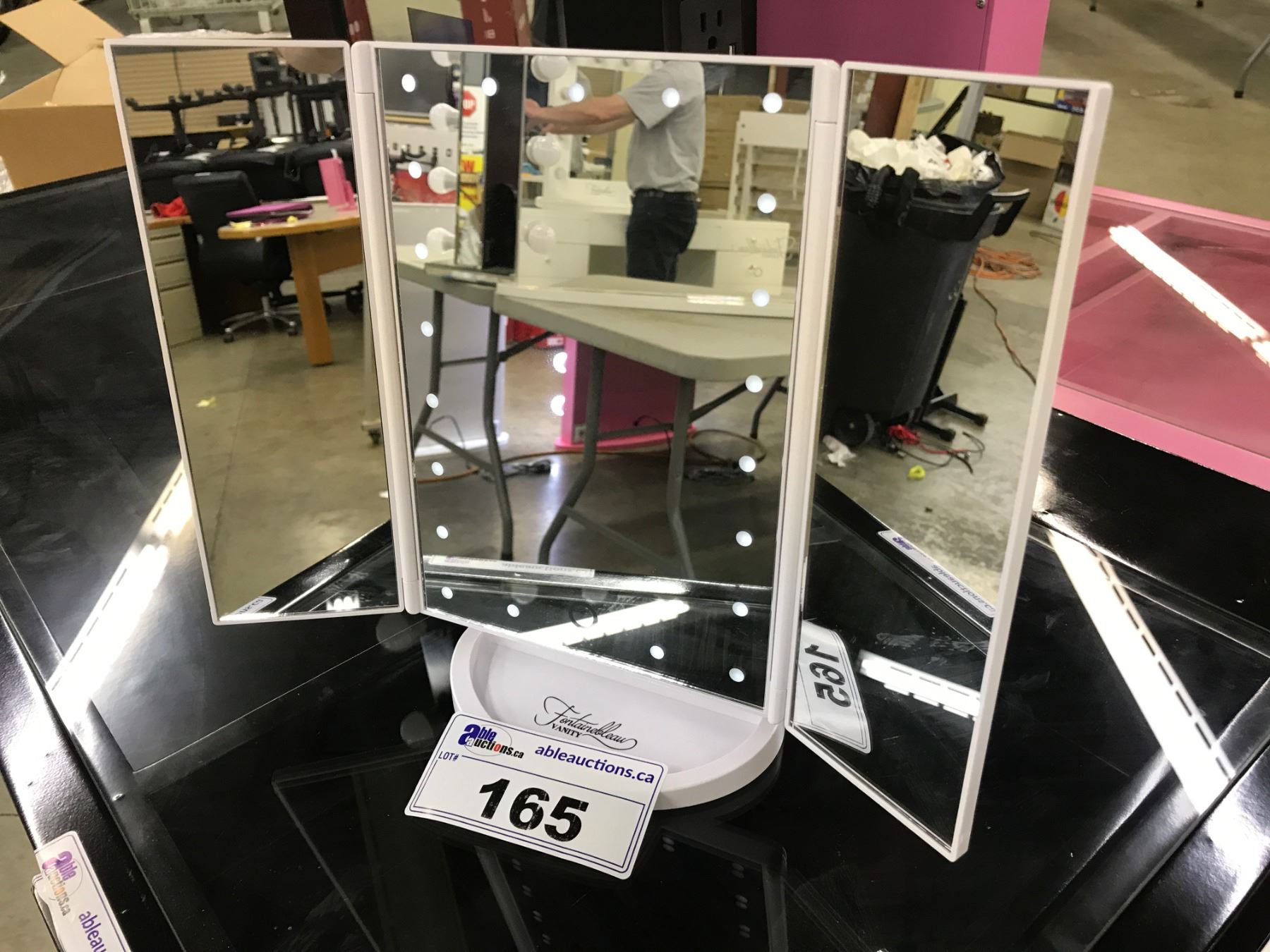 LED LIGHTED TRI-FOLD VANITY MIRROR, ULTRA BRIGHT 21 LEDS, 180 DEGREE ... LED LIGHTED TRI-FOLD VANITY MIRROR, ULTRA BRIGHT 21 LEDS, 180 DEGREE ...
