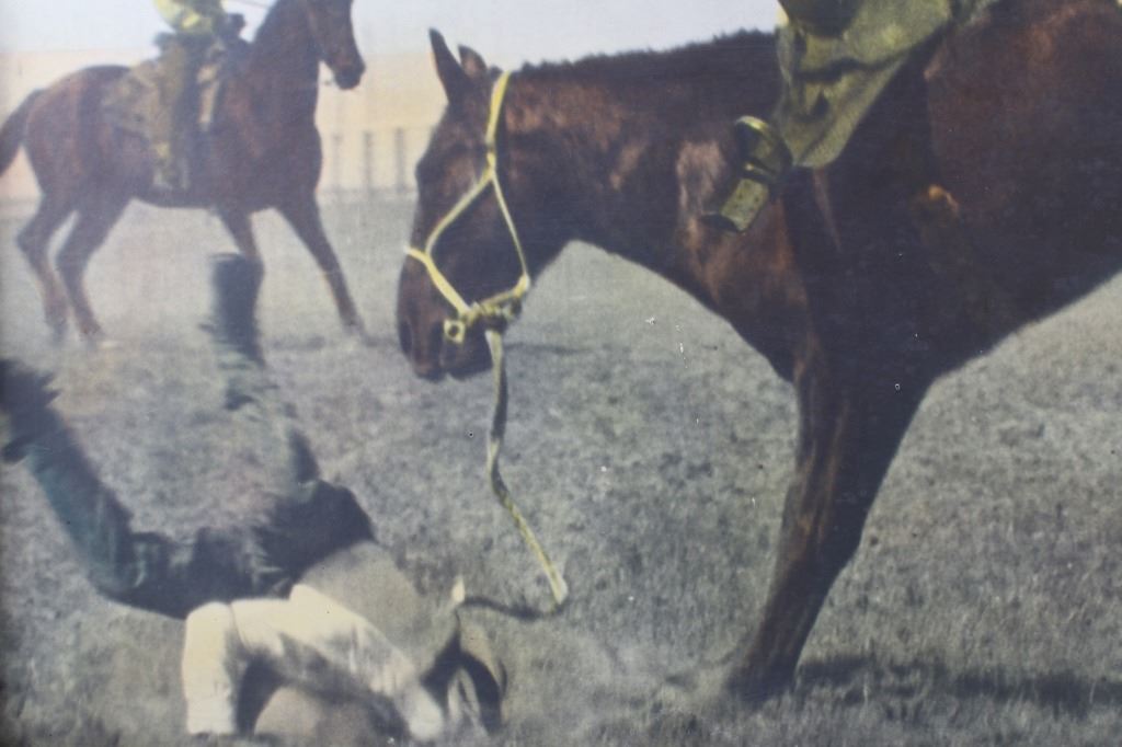 Original R. Doubleday Bucking Bronco Rodeo Photo