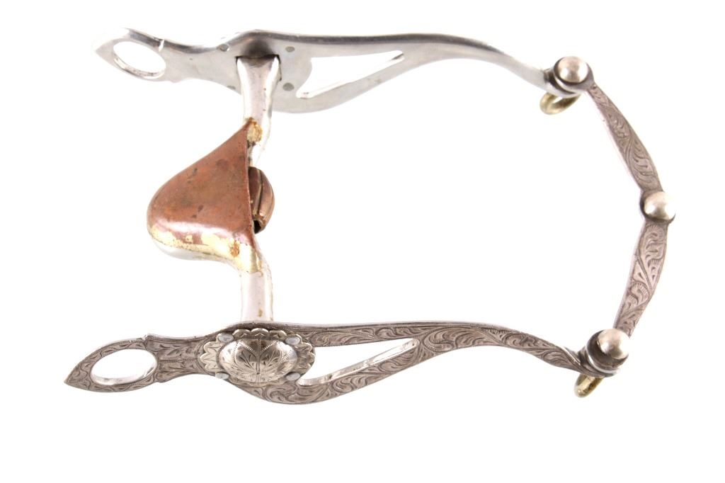 High Port Silver Mona Lisa Hooded Bridle Bit