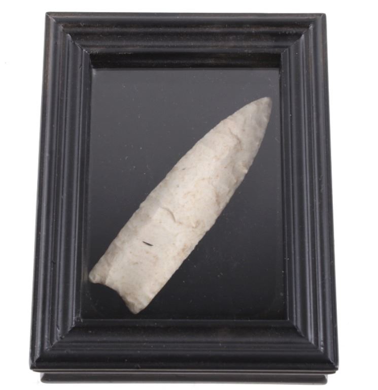Ancient Large Clovis Flint Point G9+ 11,200 BP