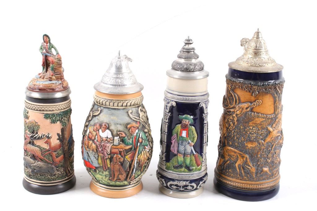 German Traditional Beer Stein Collection