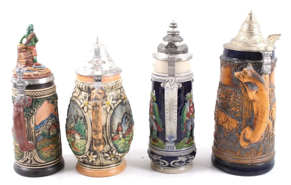 German Traditional Beer Stein Collection