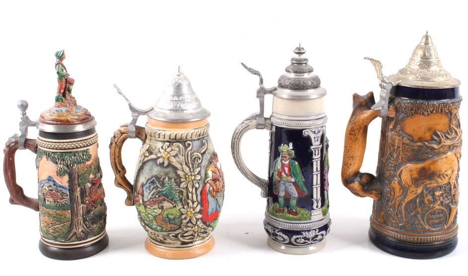 German Traditional Beer Stein Collection