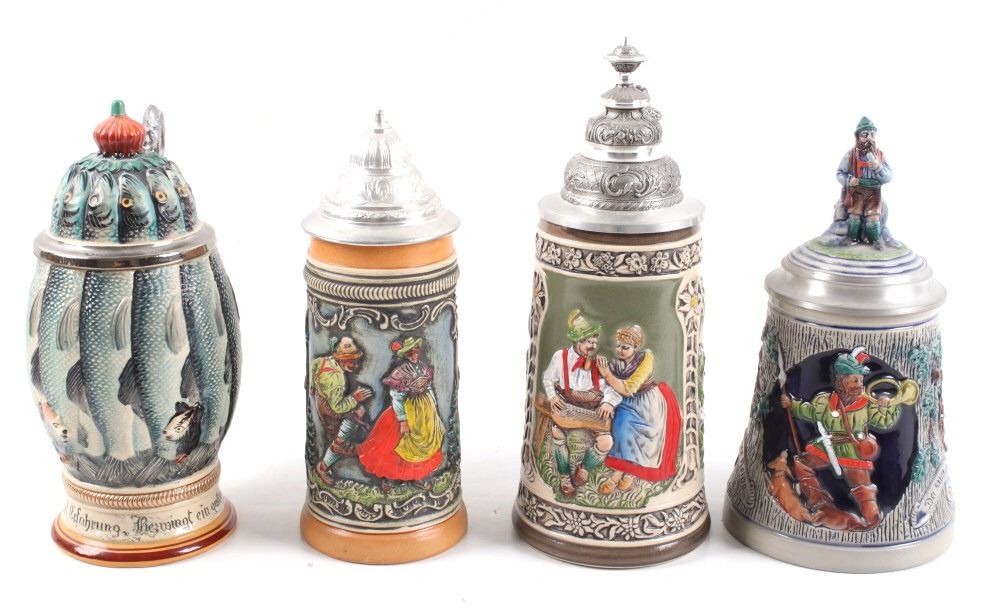 German Traditional Beer Stein Collection