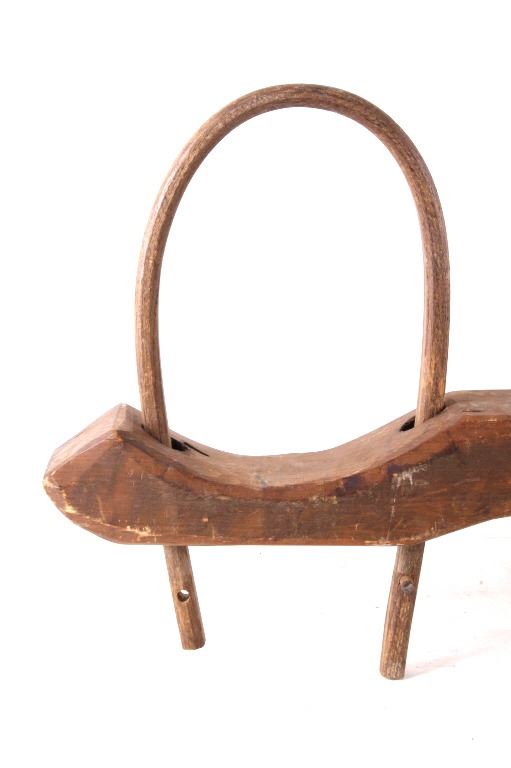 Early 1900's Hand Carved Double Oxen Yoke