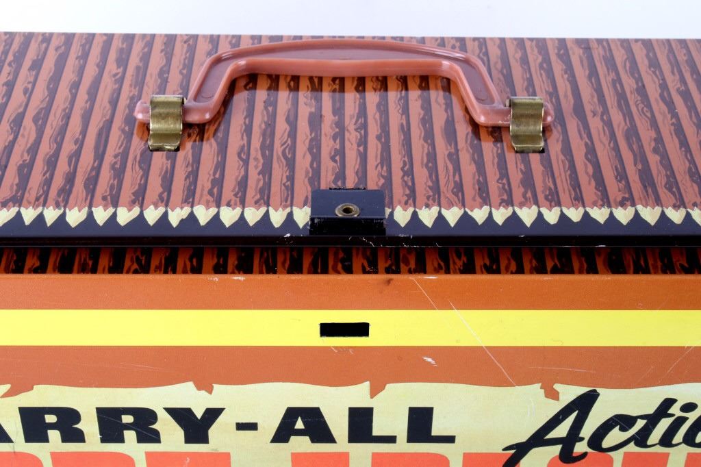 Carry-All Action Fort Apache Play Set Circa 1960