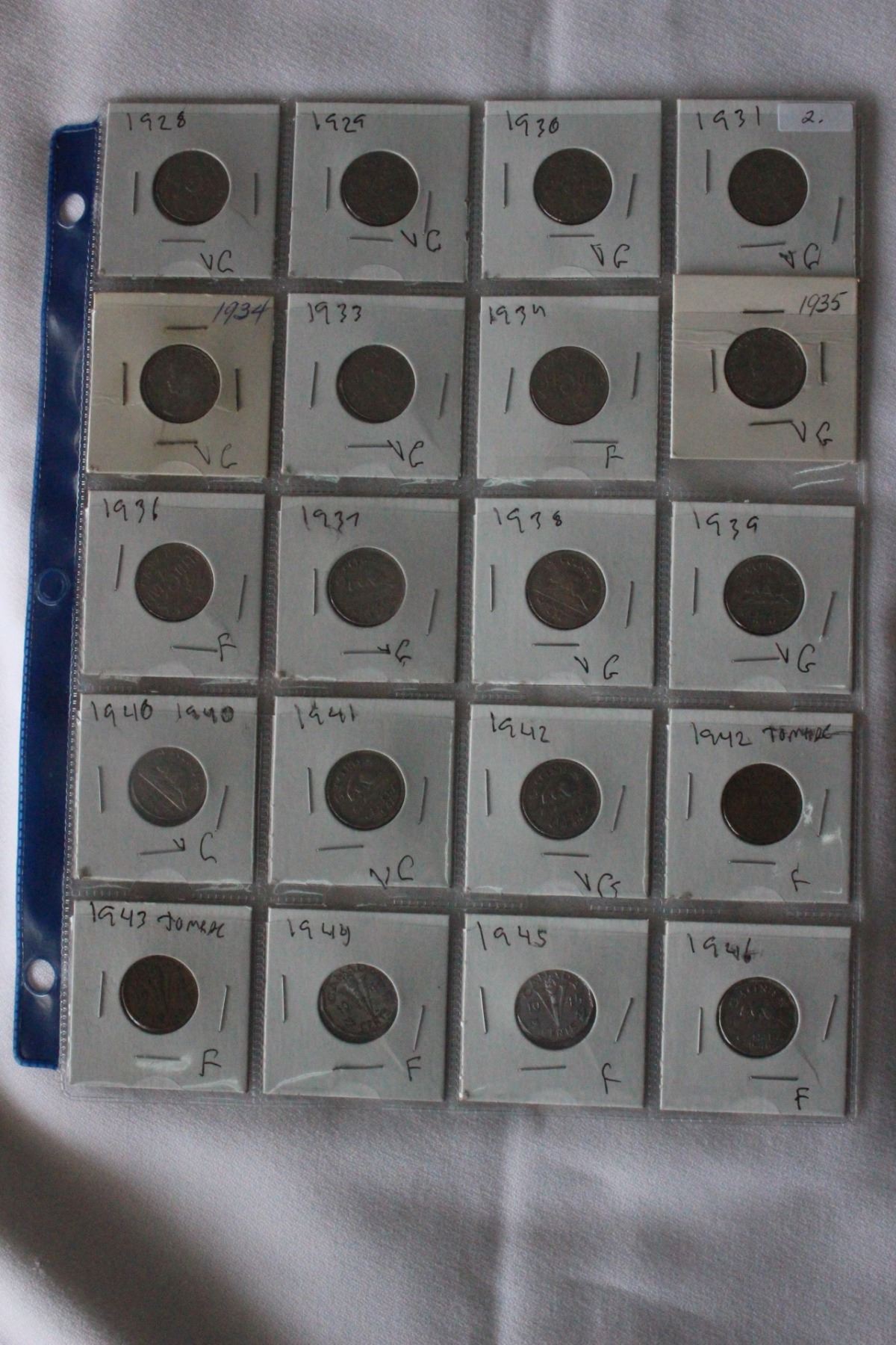 Canada Five Cent Coins 20