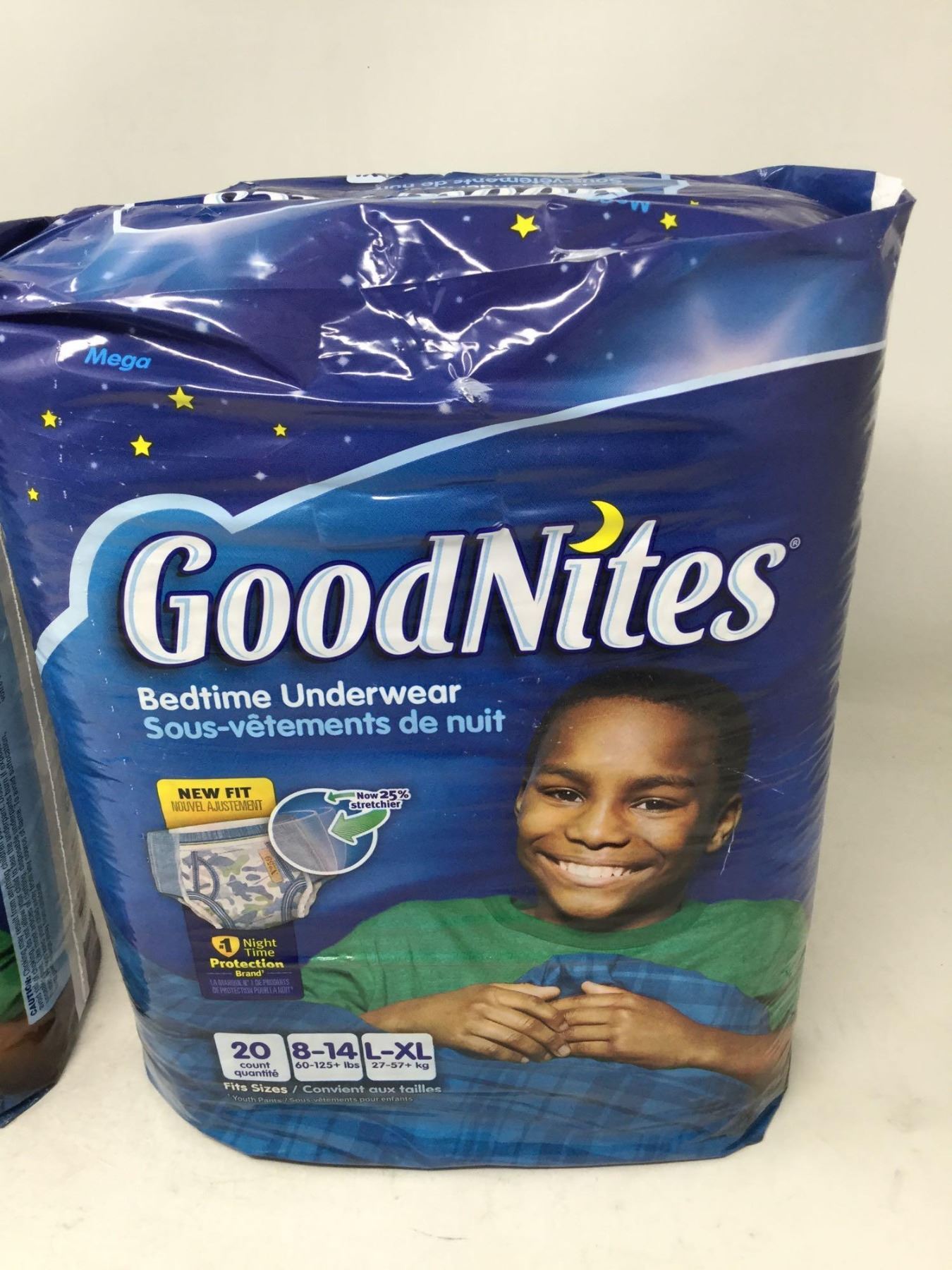 Good Nites Bedtime Underwear 2 X 20 Size 8 14