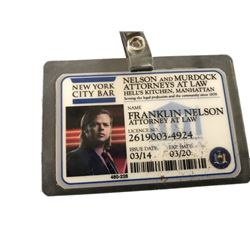 Daredevil TV Franklin Nelson Badge