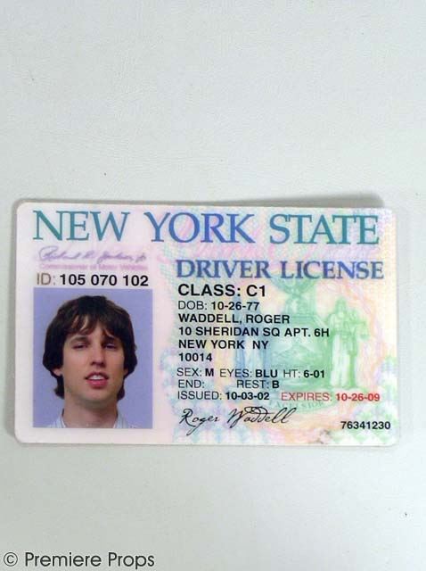 School for Scoundrels Roger (Jon Heder) Driver's License Movie Prop