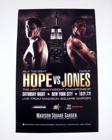 Southpaw Billy Hope (Jake Gyllenhaal) Fight Poster Movie Props